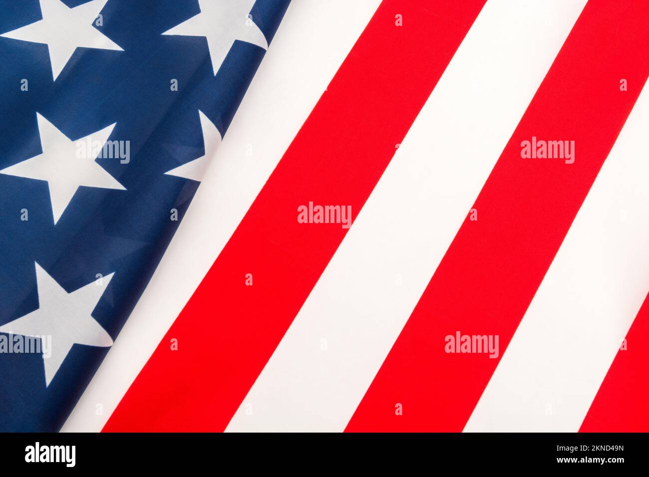 Full-size fabric American Stars and Stripes flag abstract. For American ...