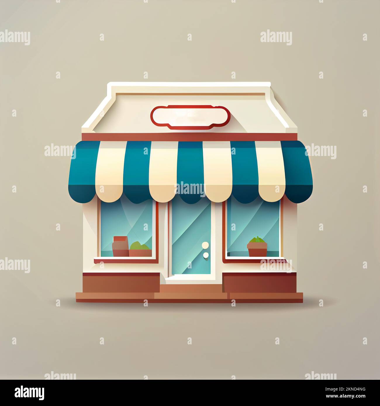 Mockup supermarket door hi-res stock photography and images - Alamy