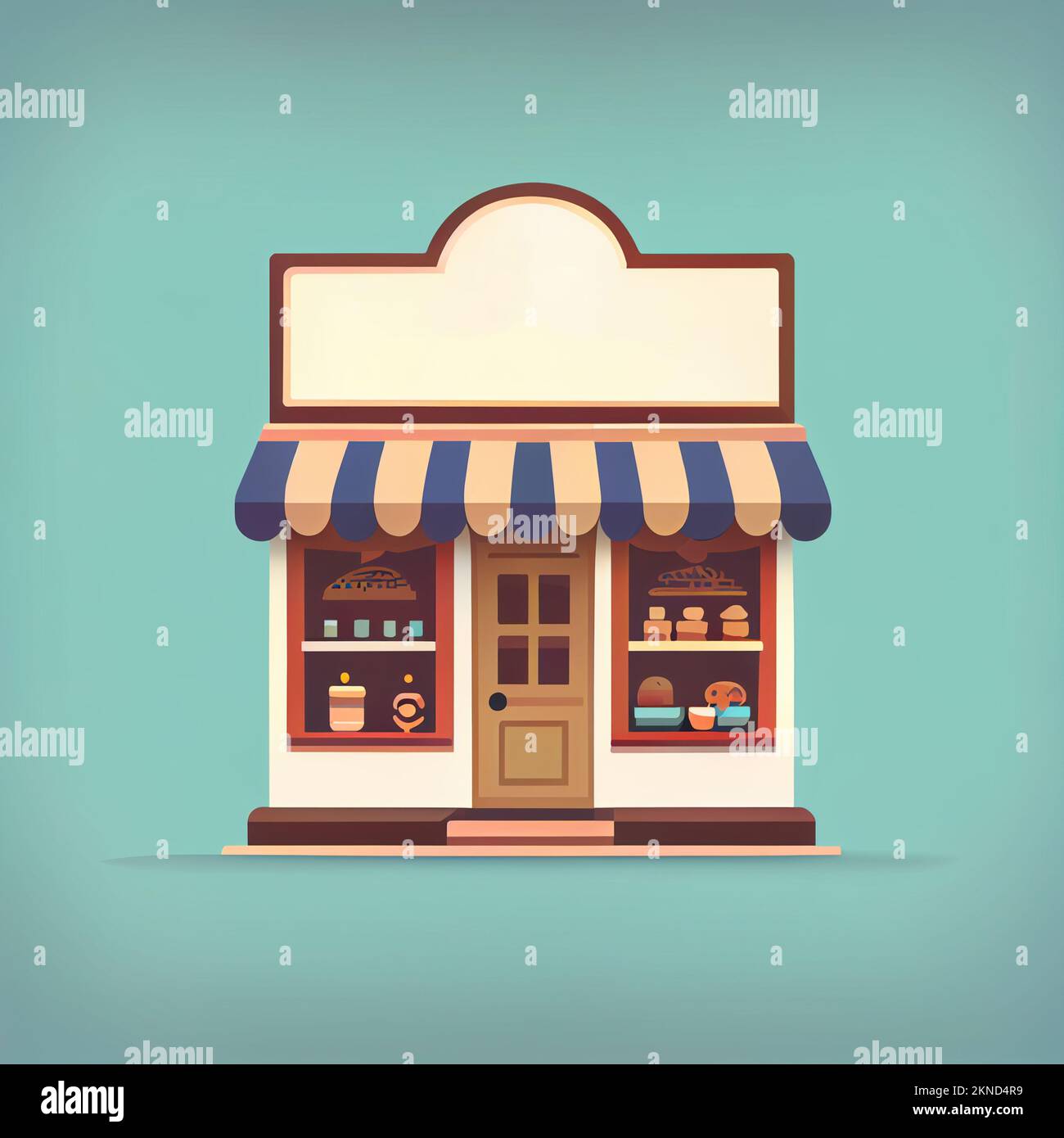 Cartoon style facade hi-res stock photography and images - Alamy