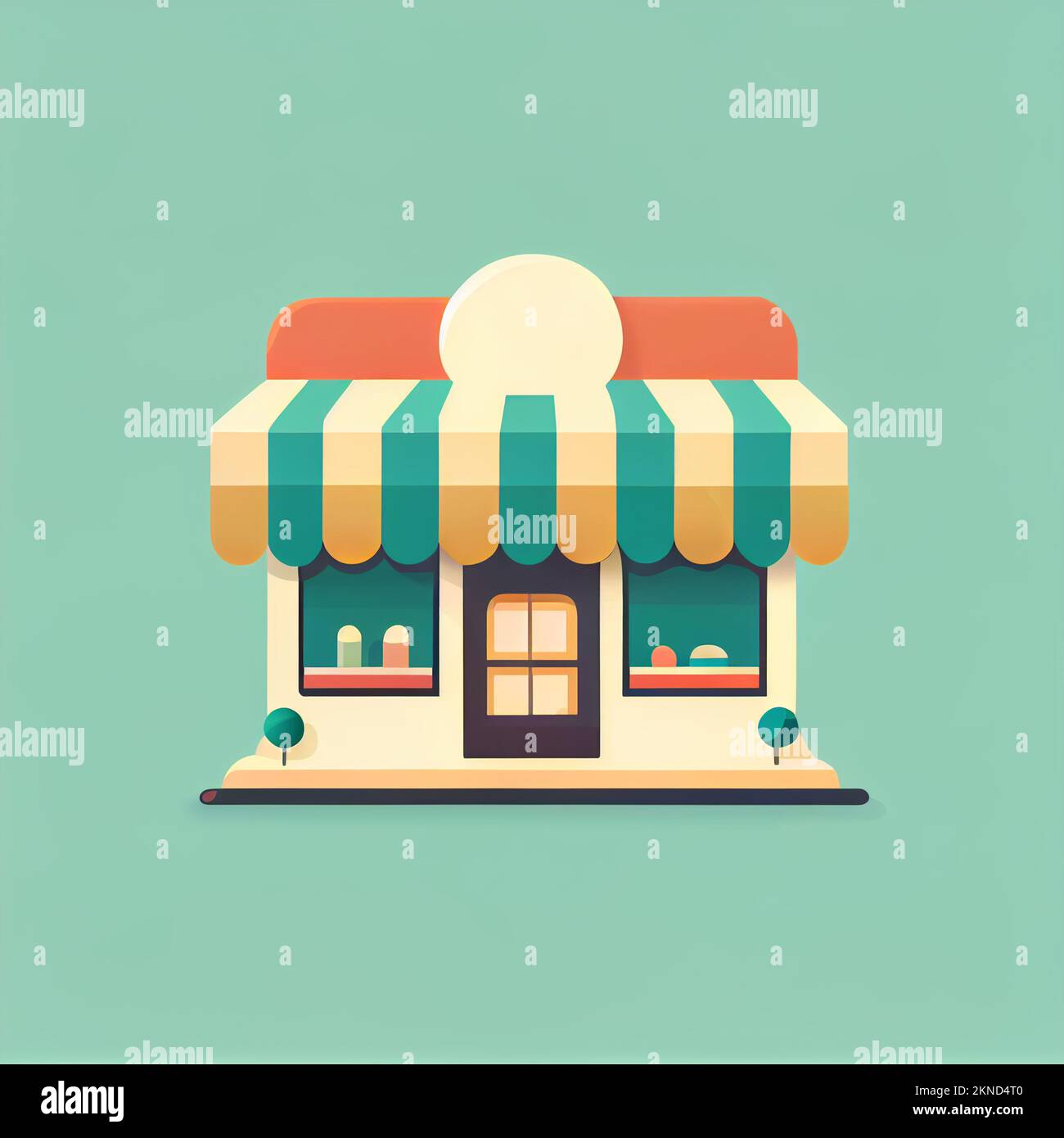 Online shop cartoon hi-res stock photography and images - Alamy