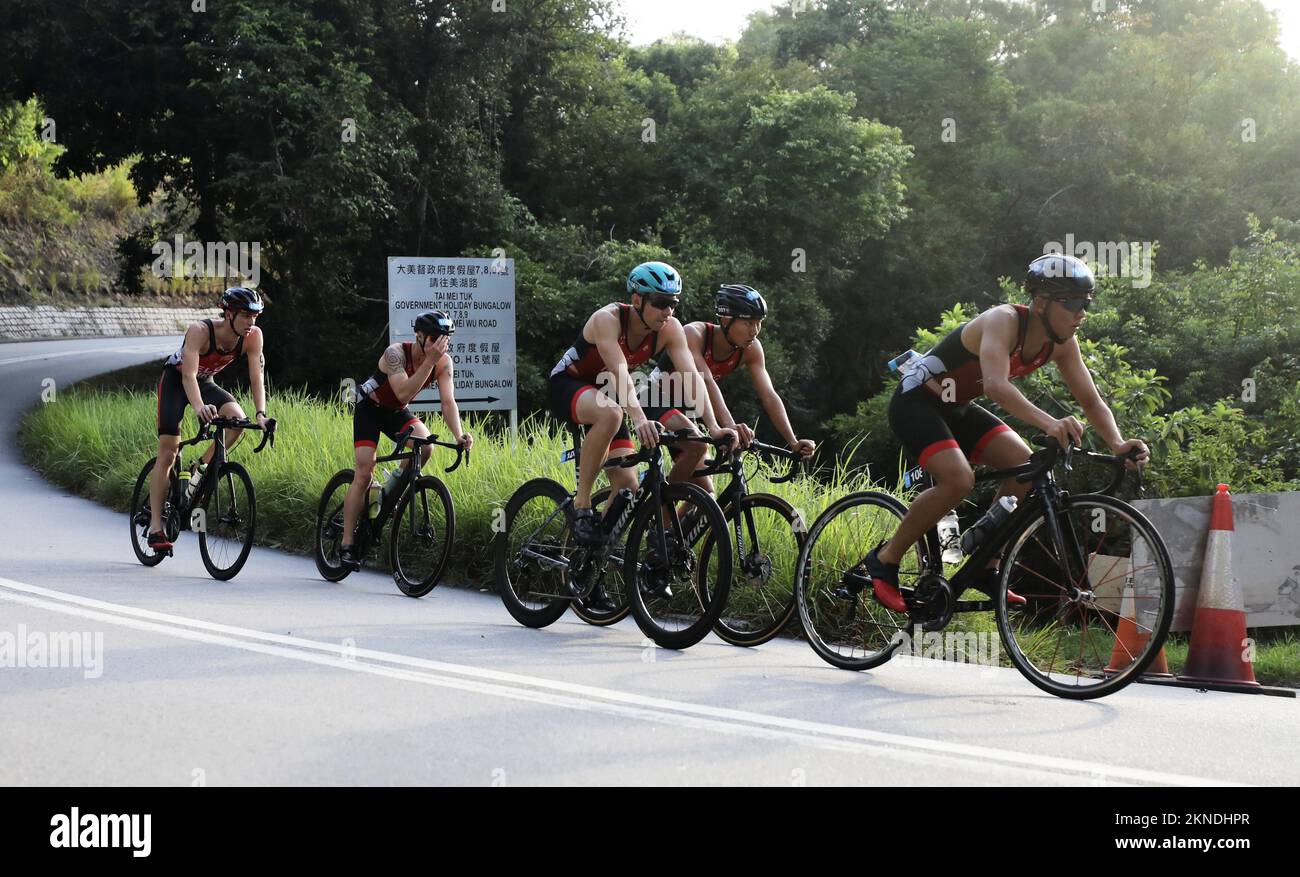 Hong Kong Triathlon Championships is held in Tai Mei Tuk. 16OCT22 SCMP ...