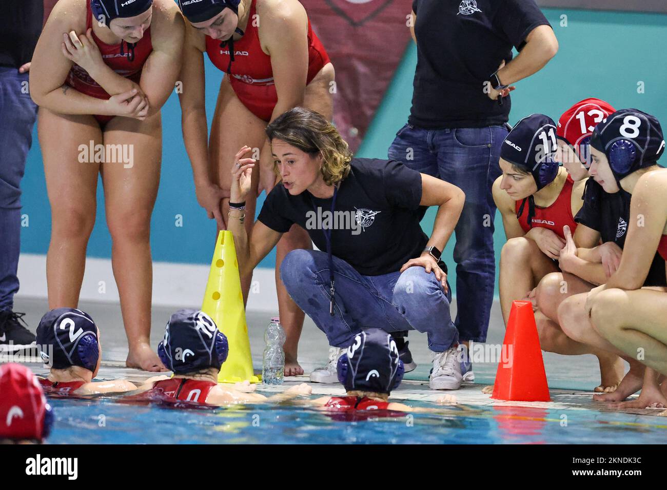 Babel Swimming Pool, Rome, Italy, November 26, 2022, head coach Aleksandra Ciotti (RN Florentia ...