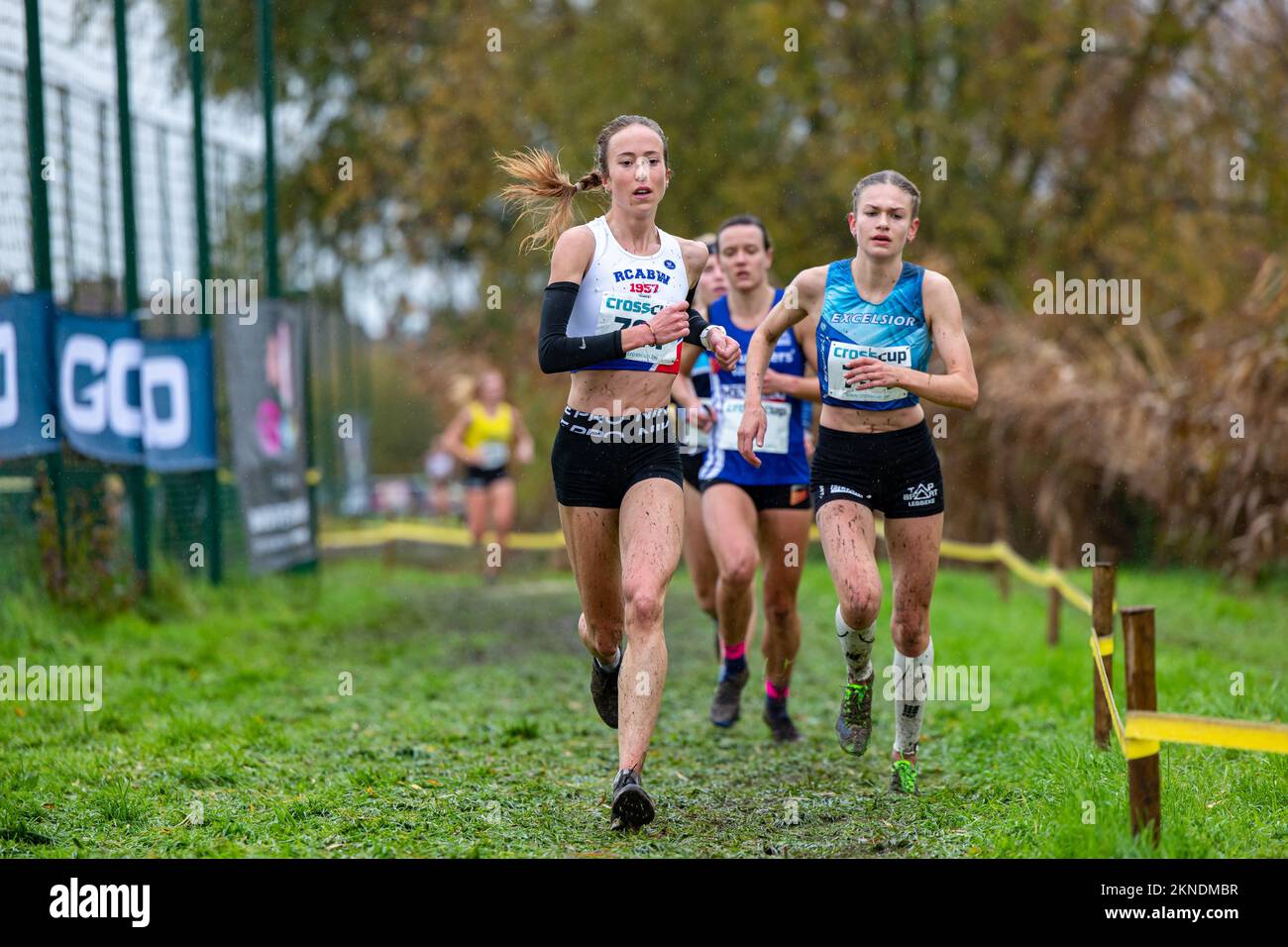 Illustration picture shows the women's race at the CrossCup cross ...