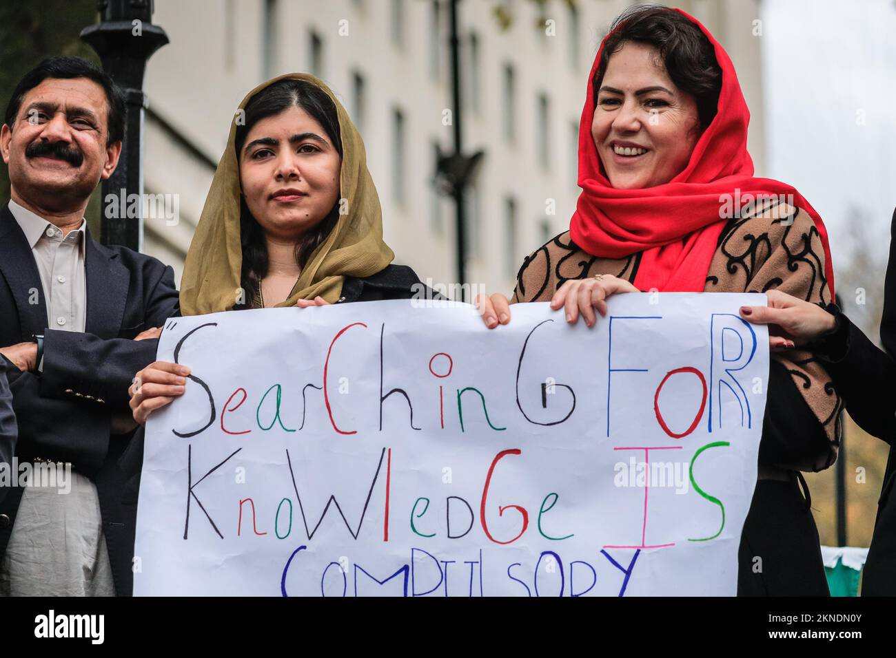 London, UK. 27th Nov, 2022. Malala Yousafzai, Nobel Peace Prize laureate, human rights activist ...