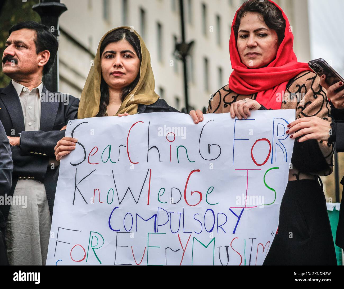 London, UK. 27th Nov, 2022. Malala Yousafzai, Nobel Peace Prize ...