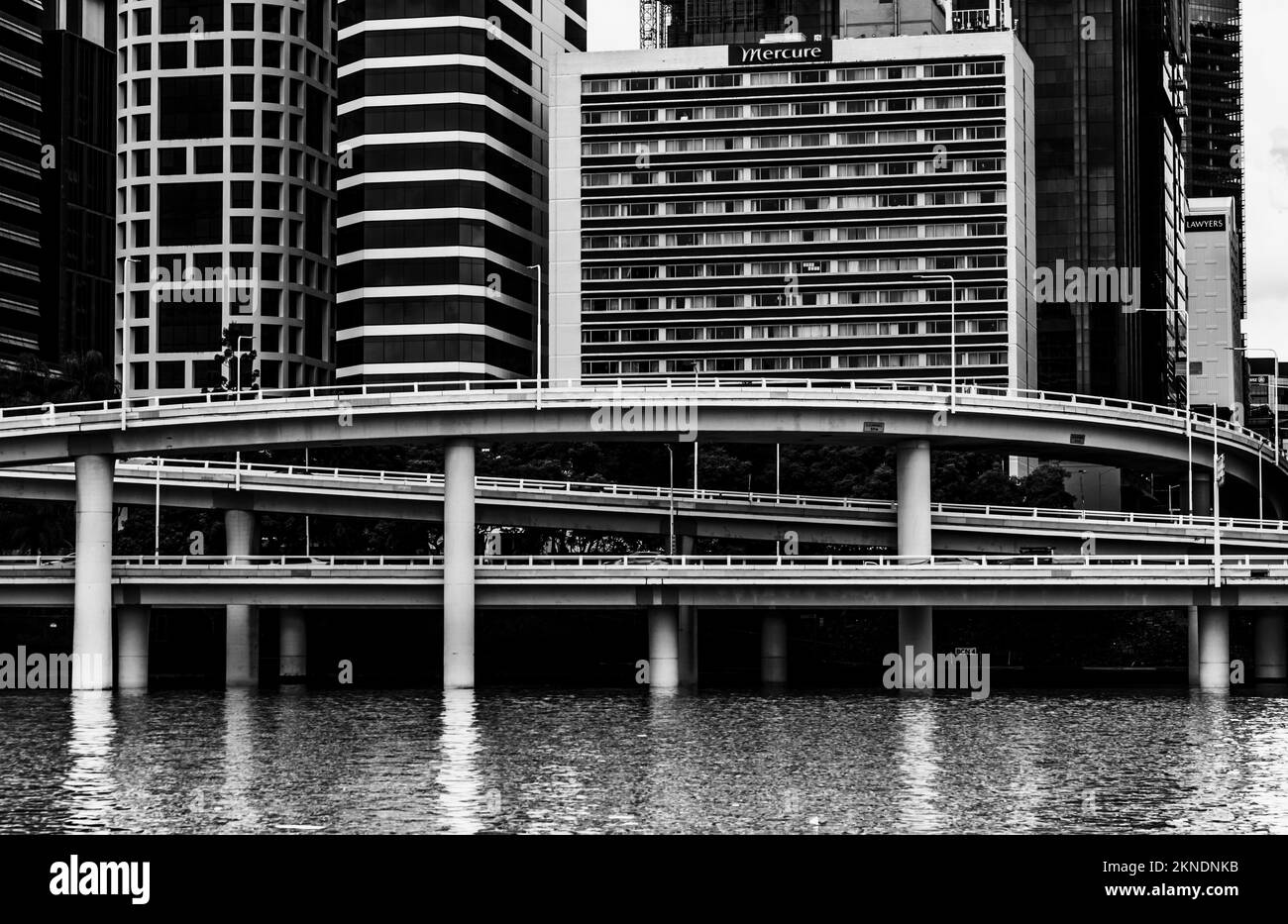 Cross section of road concrete Black and White Stock Photos & Images ...