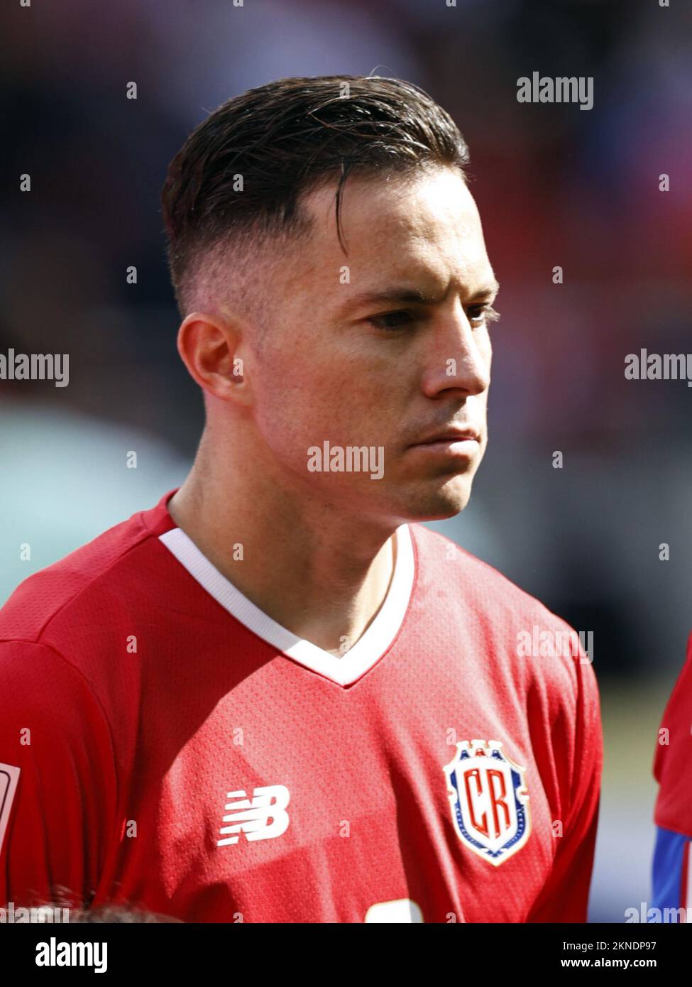 AL-RAYYAN - Bryan Oviedo of Costa Rica during the FIFA World Cup Qatar ...