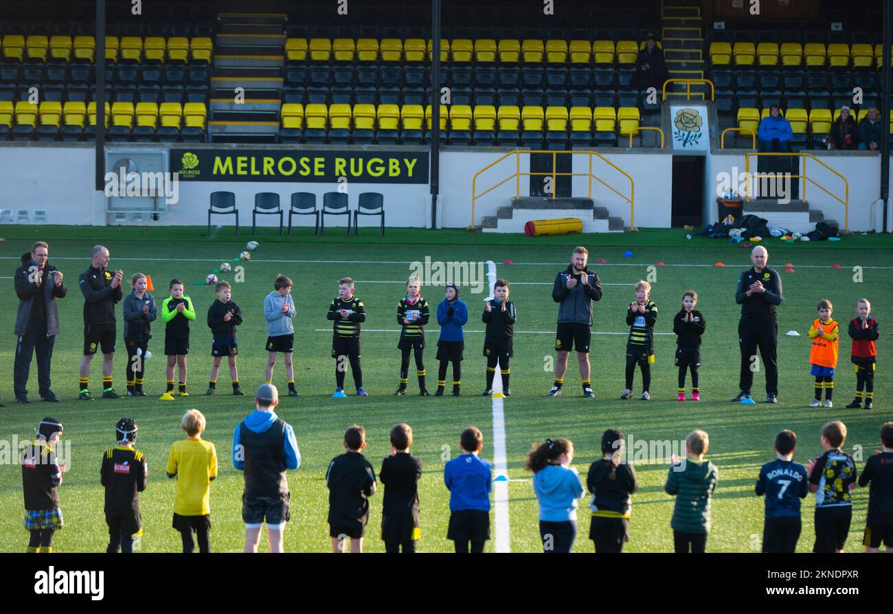 Melrose, Scotland, UK. 27th November 2022 Melrose Rugby Club, Melrose ...