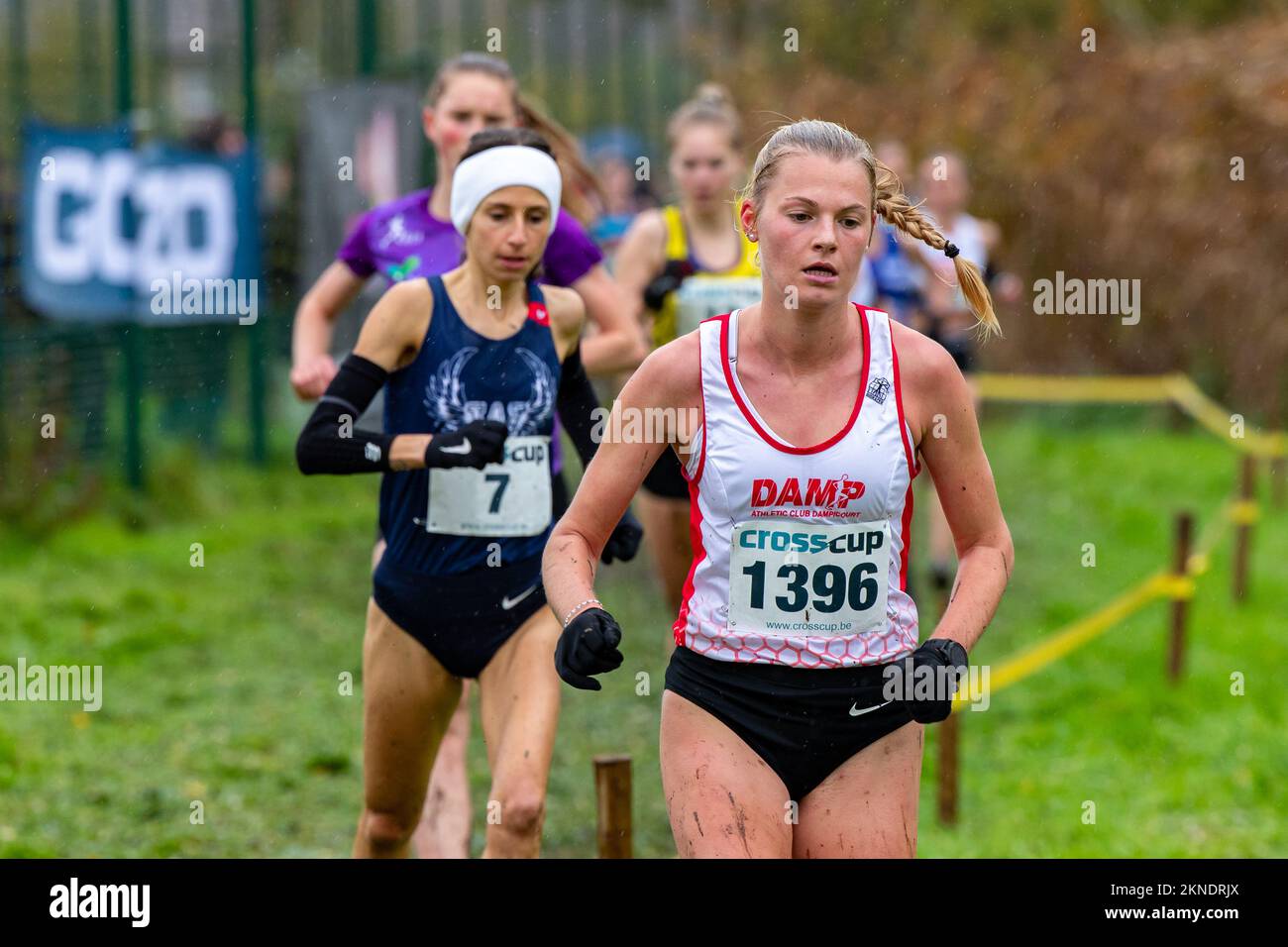 Belgian Juliette Thomas pictured in action during the women's race at ...