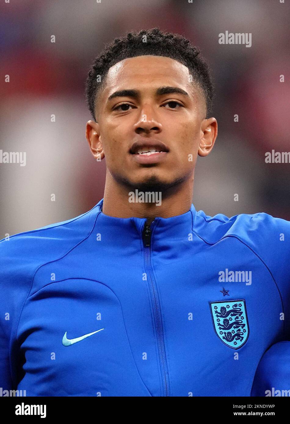 England’s Jude Bellingham during the FIFA World Cup Group B match at ...