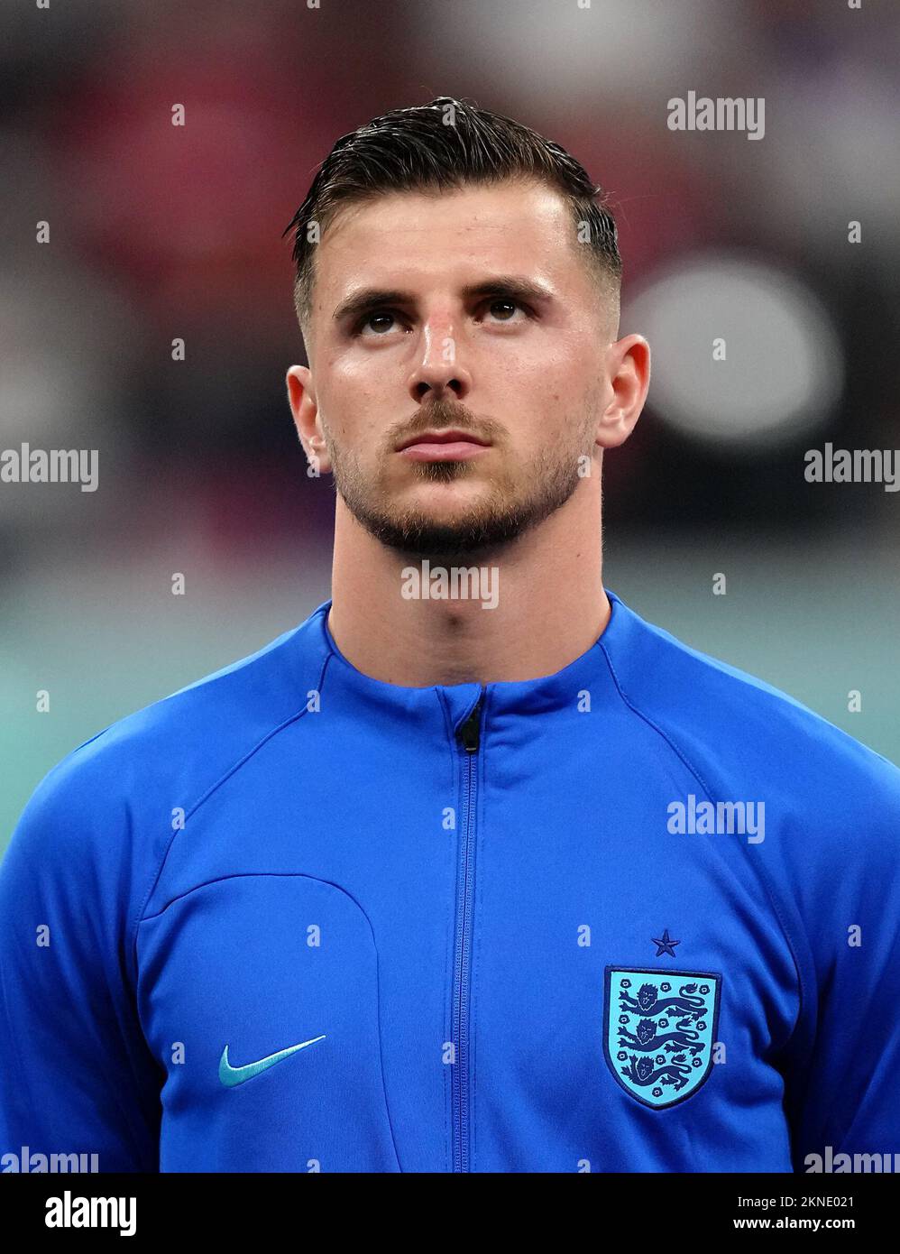 England’s Mason Mount during the FIFA World Cup Group B match at the Al ...
