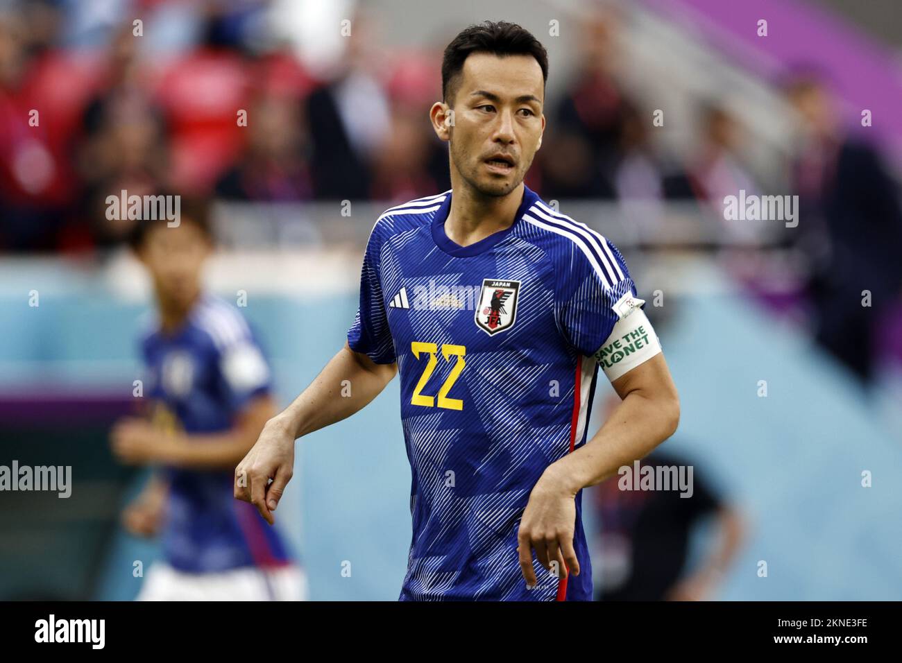 AL-RAYYAN - Maya Yoshida of Japan during the FIFA World Cup Qatar 2022 group E match between ...