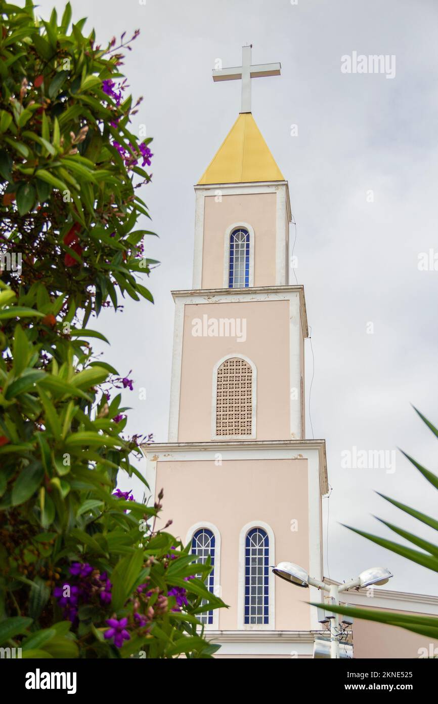 Anápolis, Goias, Brazil – October 26, 2022: Detail of the tower of ...