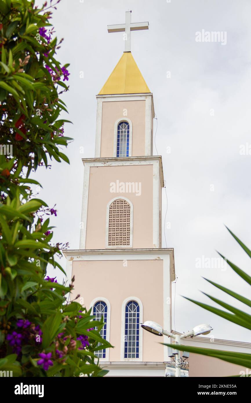 Anápolis, Goias, Brazil – October 26, 2022: Detail of the tower of ...