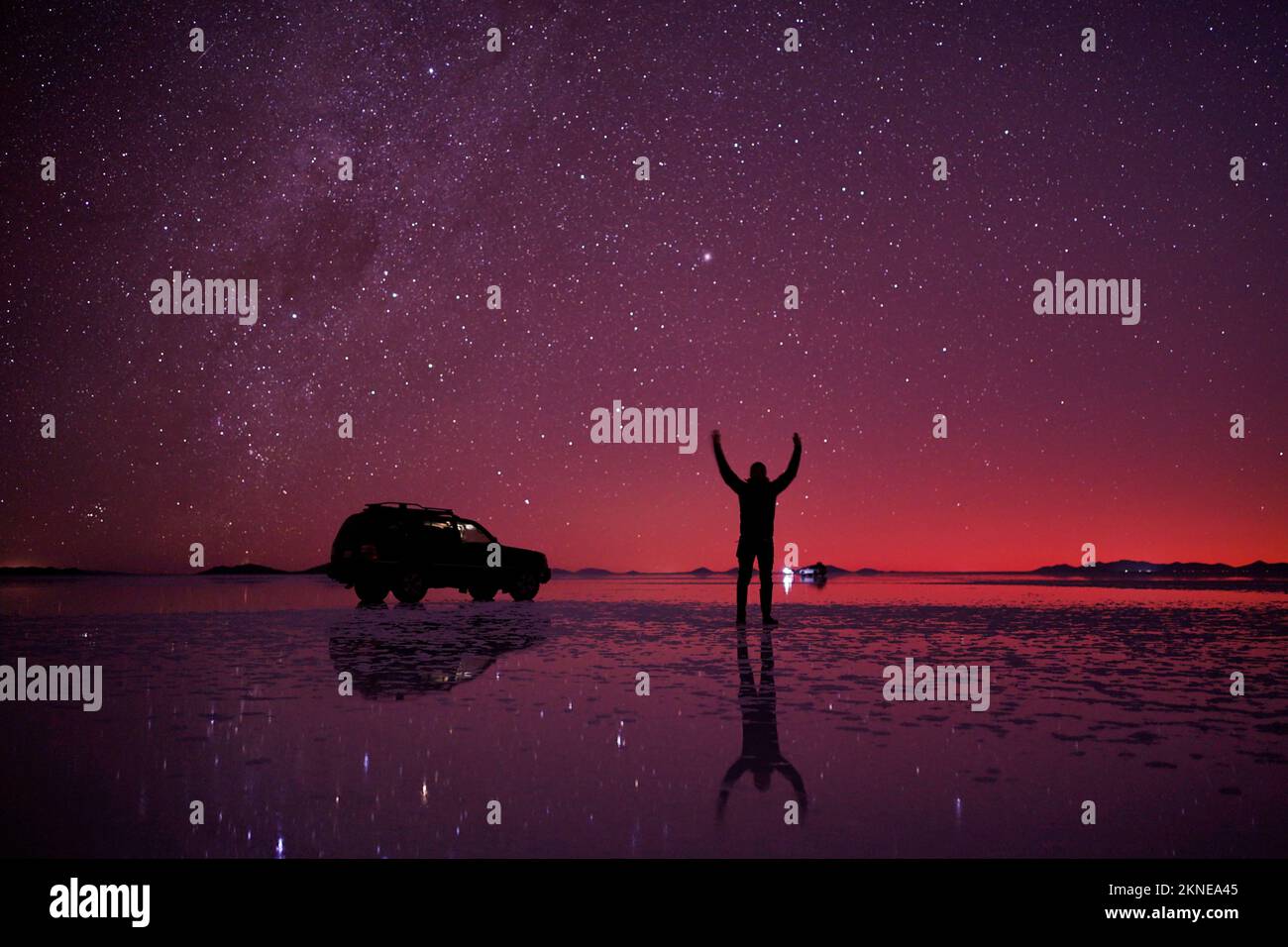 Bolivian Salt Flats Night