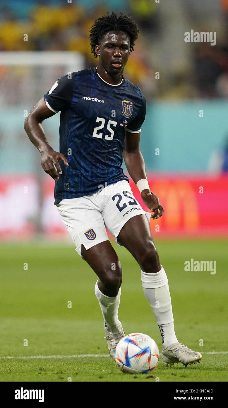 Doha, Qatar, 25th November 2022. Porozo Jackson of Ecuador during the ...