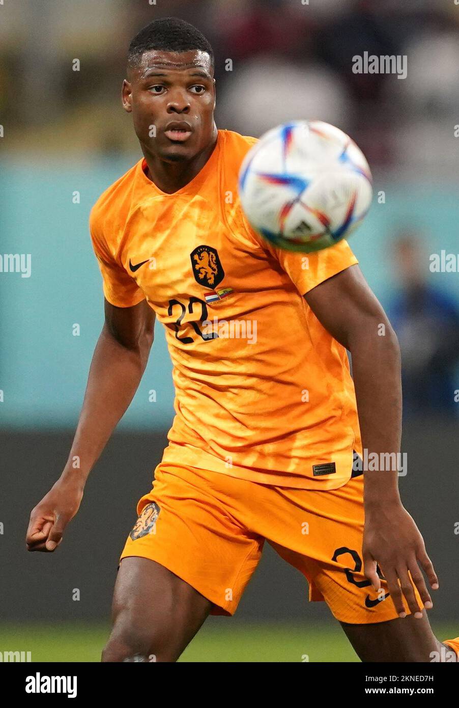 Doha, Qatar, 25th November 2022. Dumfries Denzel of Netherlands during ...