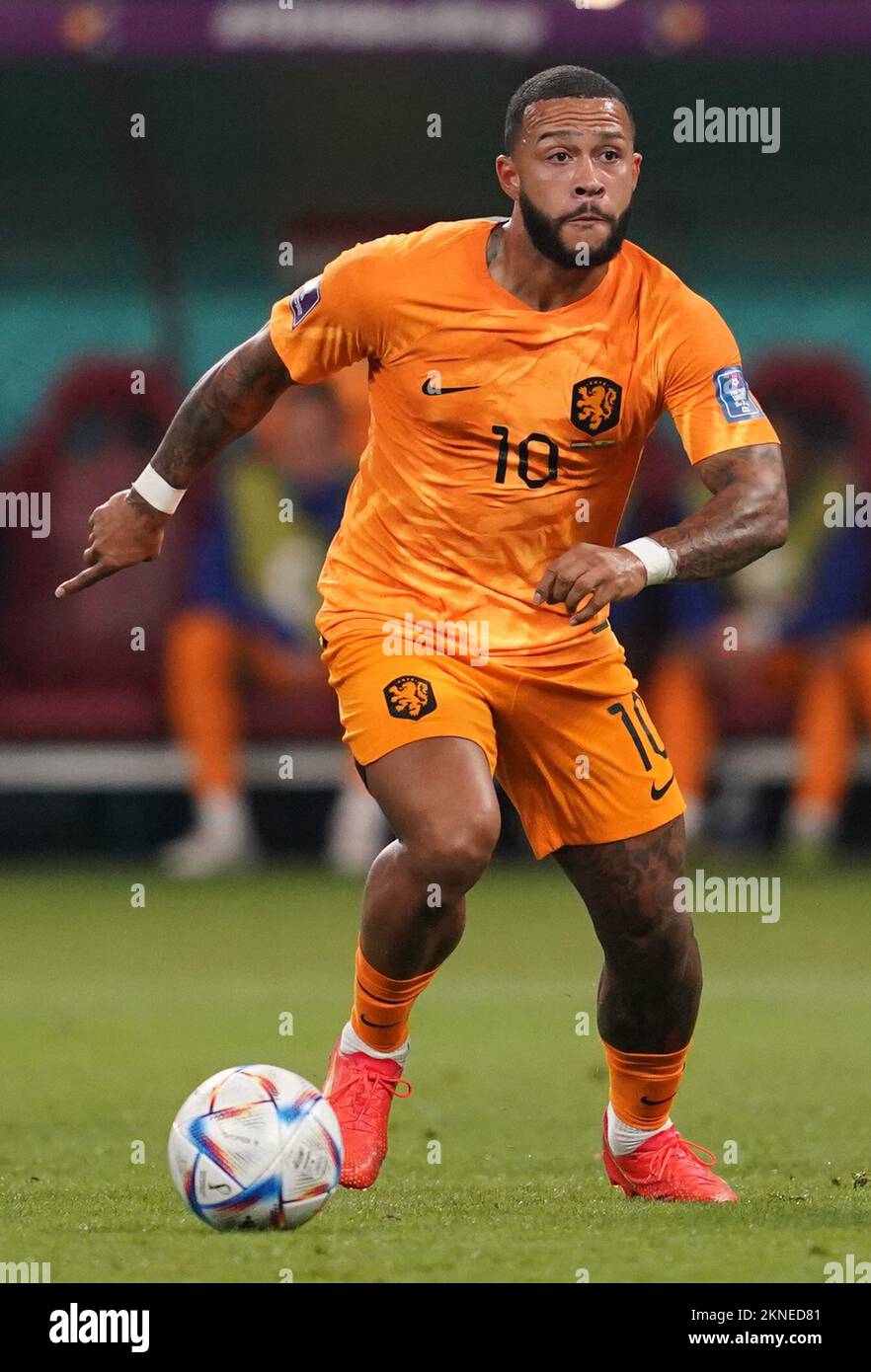 Doha, Qatar, 25th November 2022. Depay Memphis of Netherlands during ...