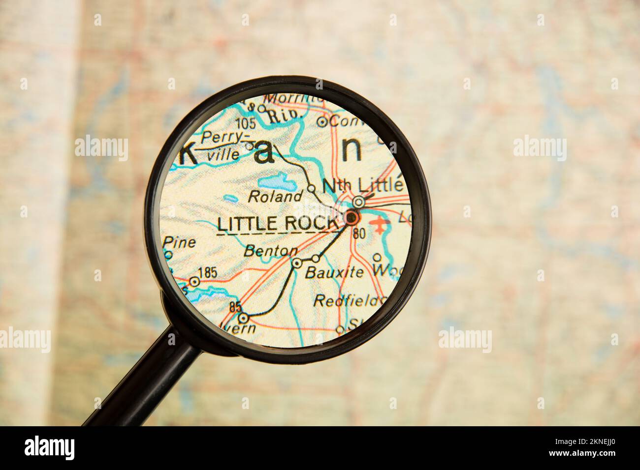 Zoom into map hi-res stock photography and images - Alamy