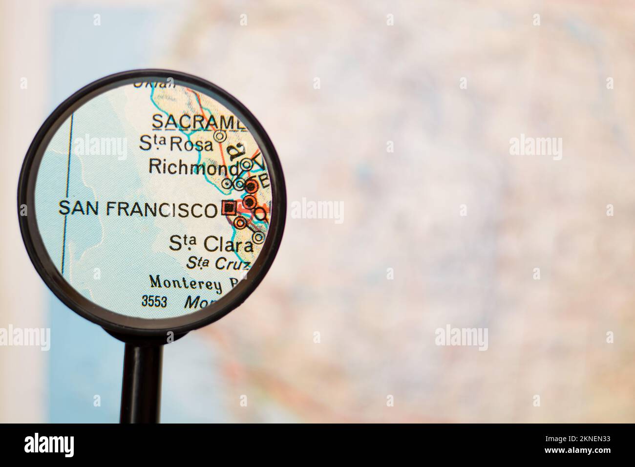 Map san francisco tourism hi-res stock photography and images - Alamy