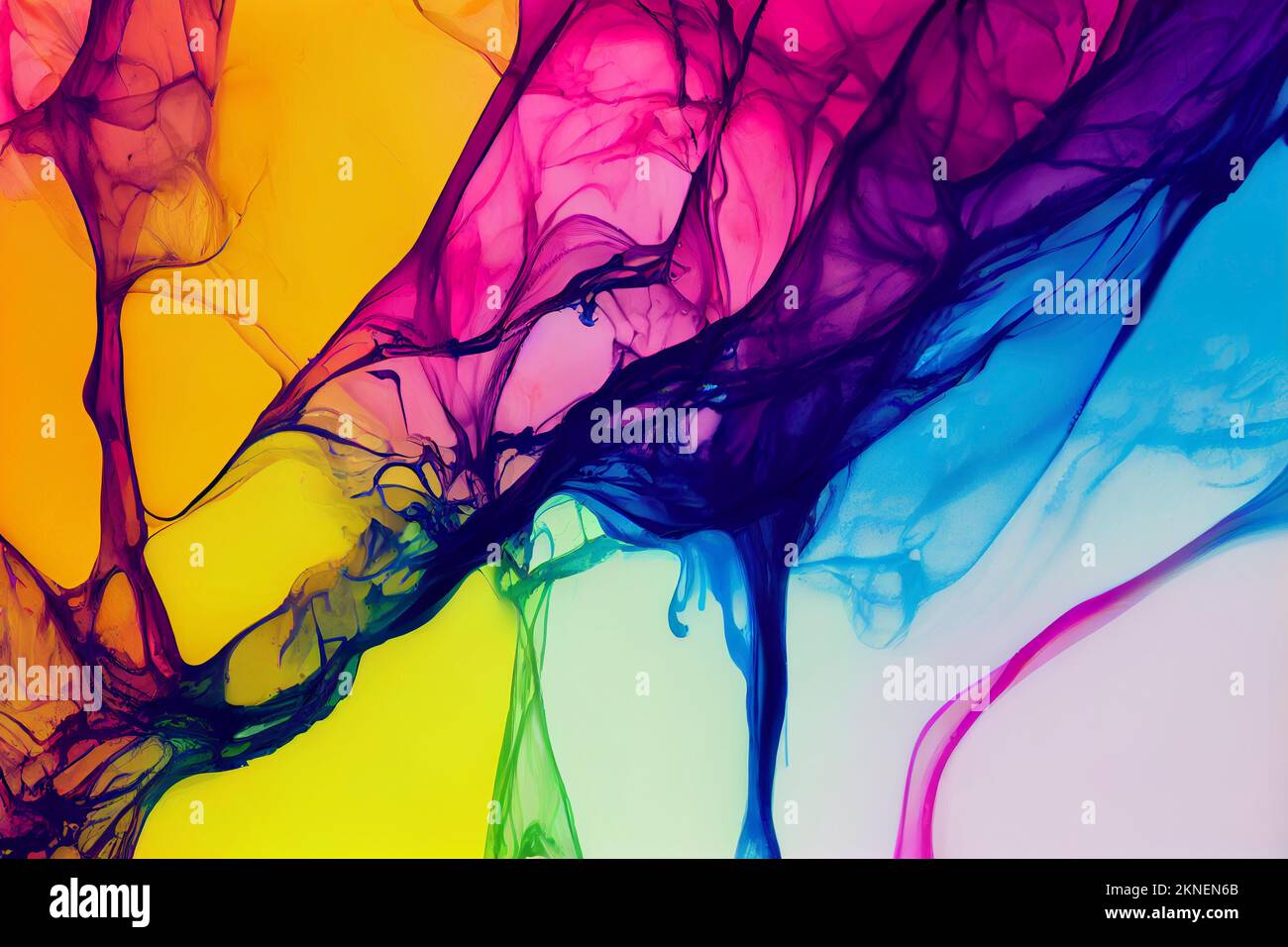 Cmyk Abstract painting background texture printing process Stock Photo ...