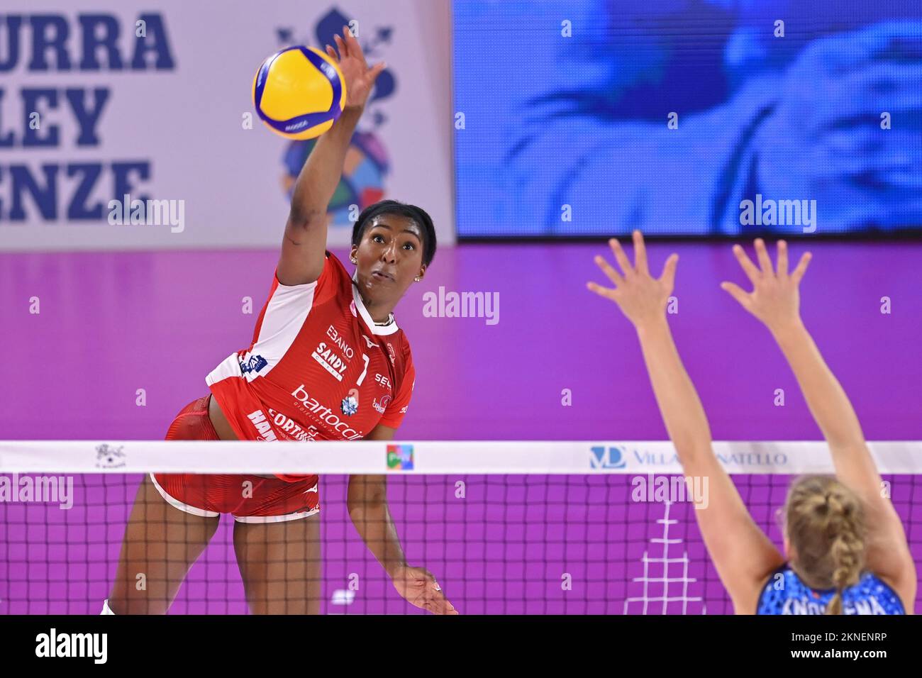 Pala Wanny, Florence, Italy, November 27, 2022, Stephanie Samedy ...