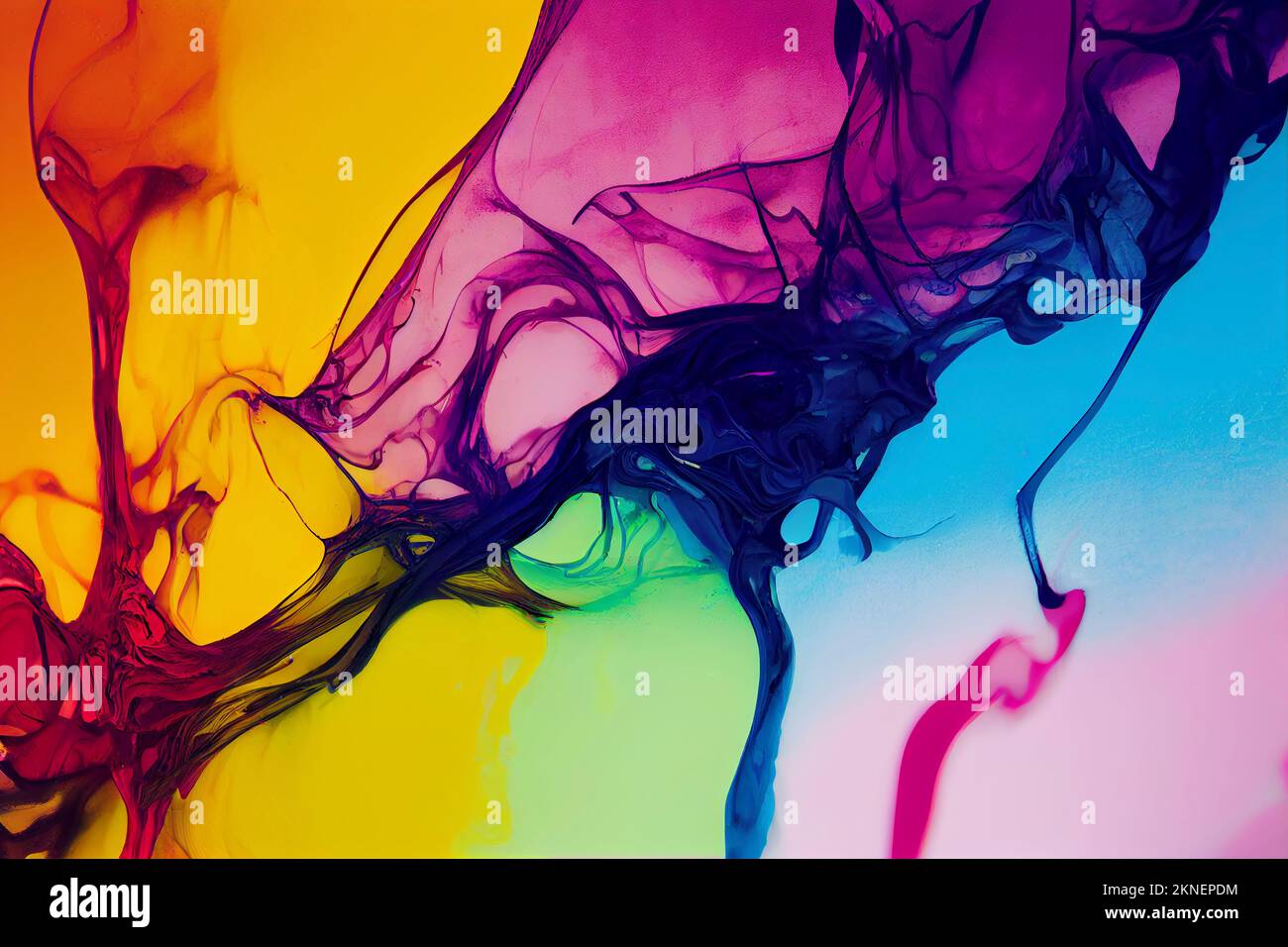 Cmyk Abstract painting background texture printing process Stock Photo ...