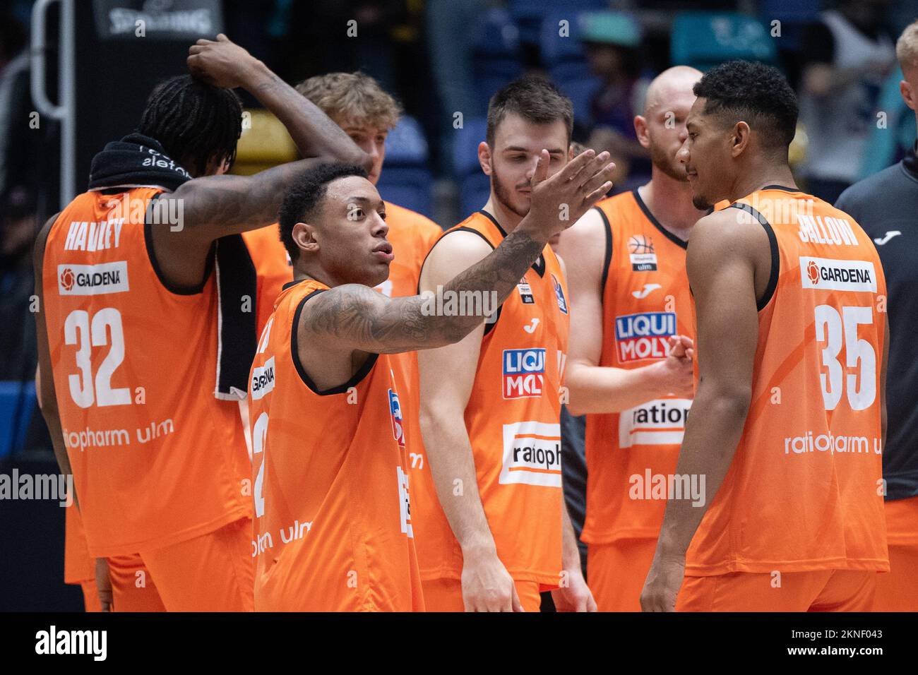 27 November 2022, Hessen, Frankfurt/Main: Basketball: Bundesliga ...