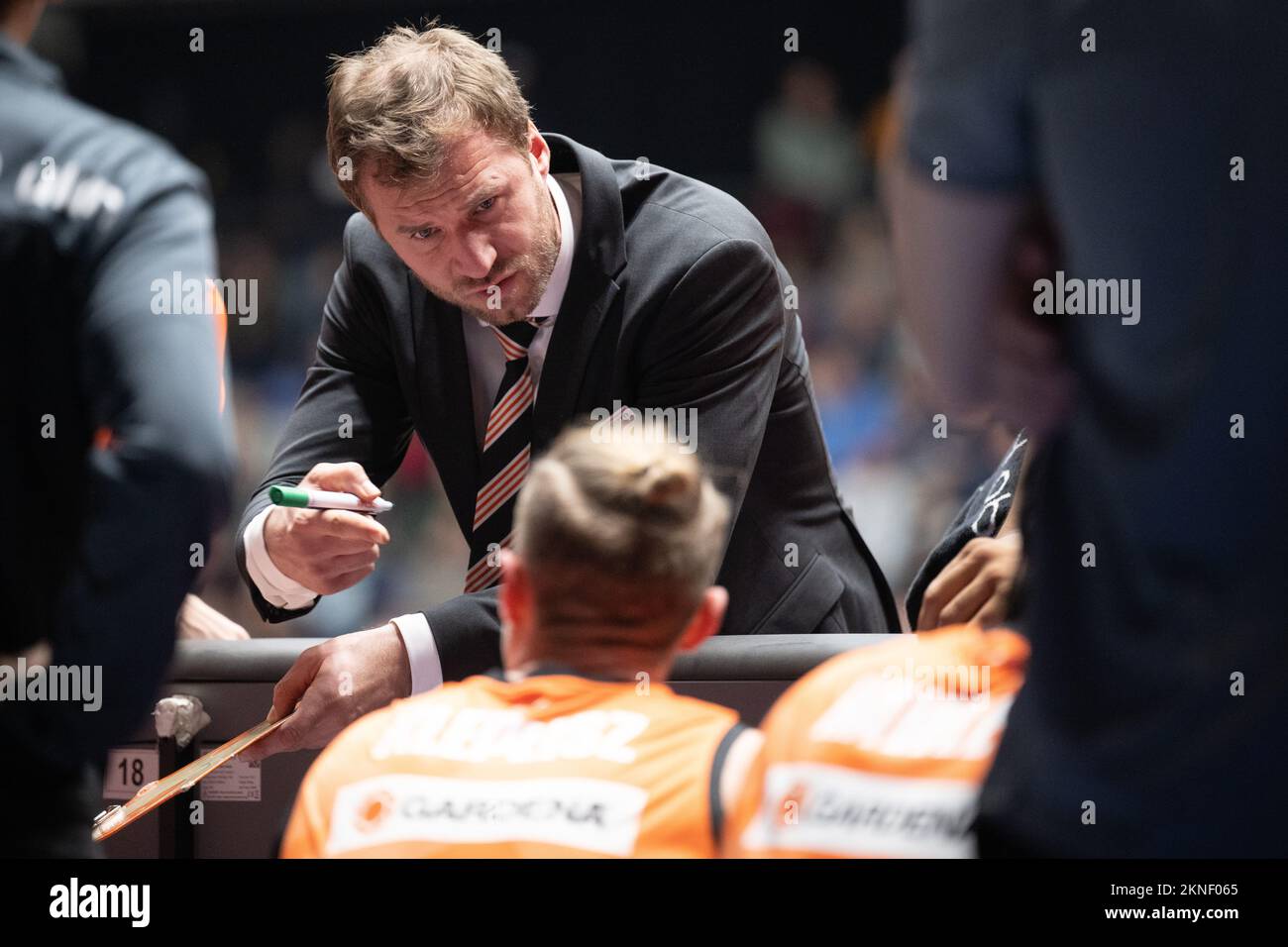 27 November 2022, Hessen, Frankfurt/Main: Basketball: Bundesliga ...