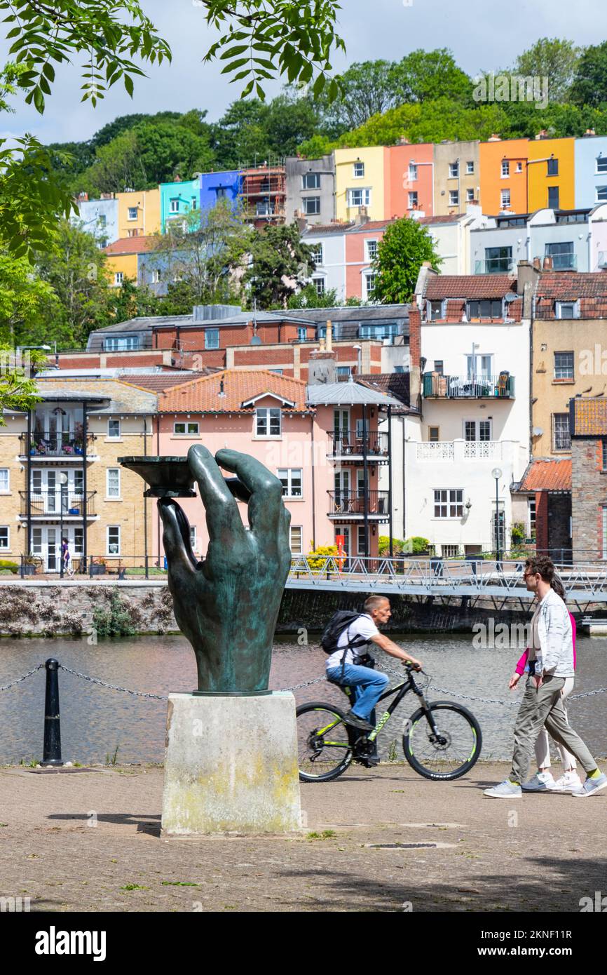 Hand of the River God sculpture byVincent Woropay Baltic Wharf ...
