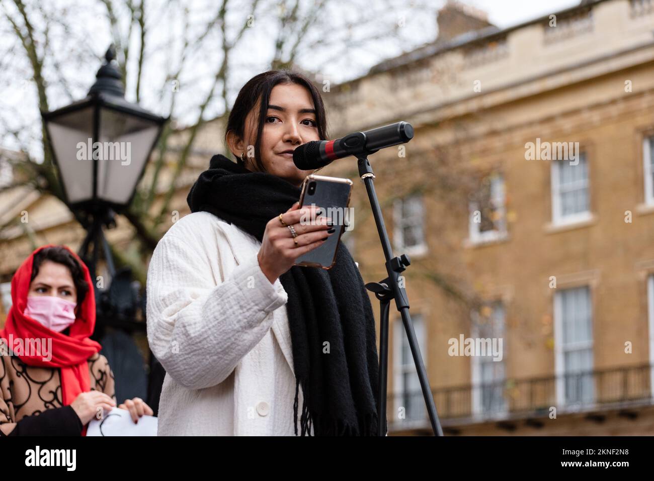 London, UK. 27 November 2022. March for Freedom for Afghan Women and ...