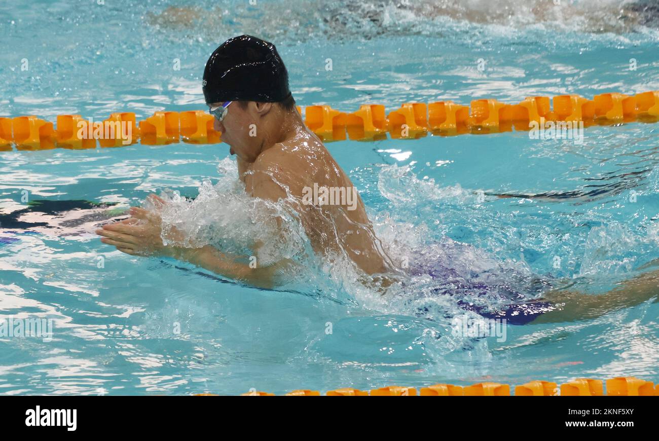 Teen swimmer Adam Mak Sai-ting won the Division I Age Group Short ...