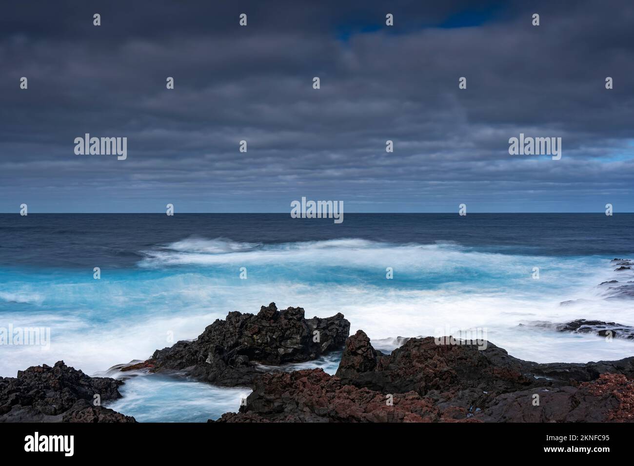 Atlantic ocean shore at Azores Stock Photo - Alamy