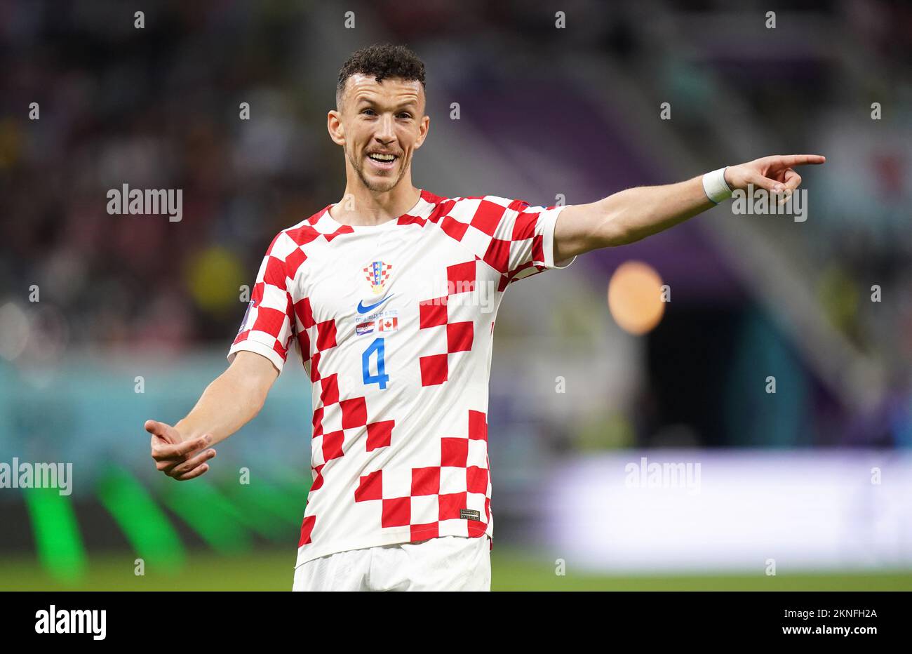 Croatia's Ivan Perisic during the FIFA World Cup Group F match at the ...