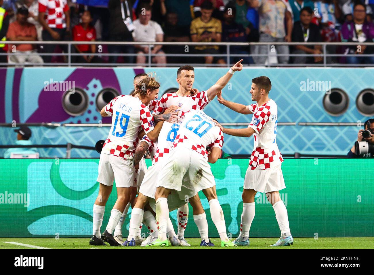 27.11.2022, Doha , football, FIFA World Cup 2022, Croatia v Canada , in ...