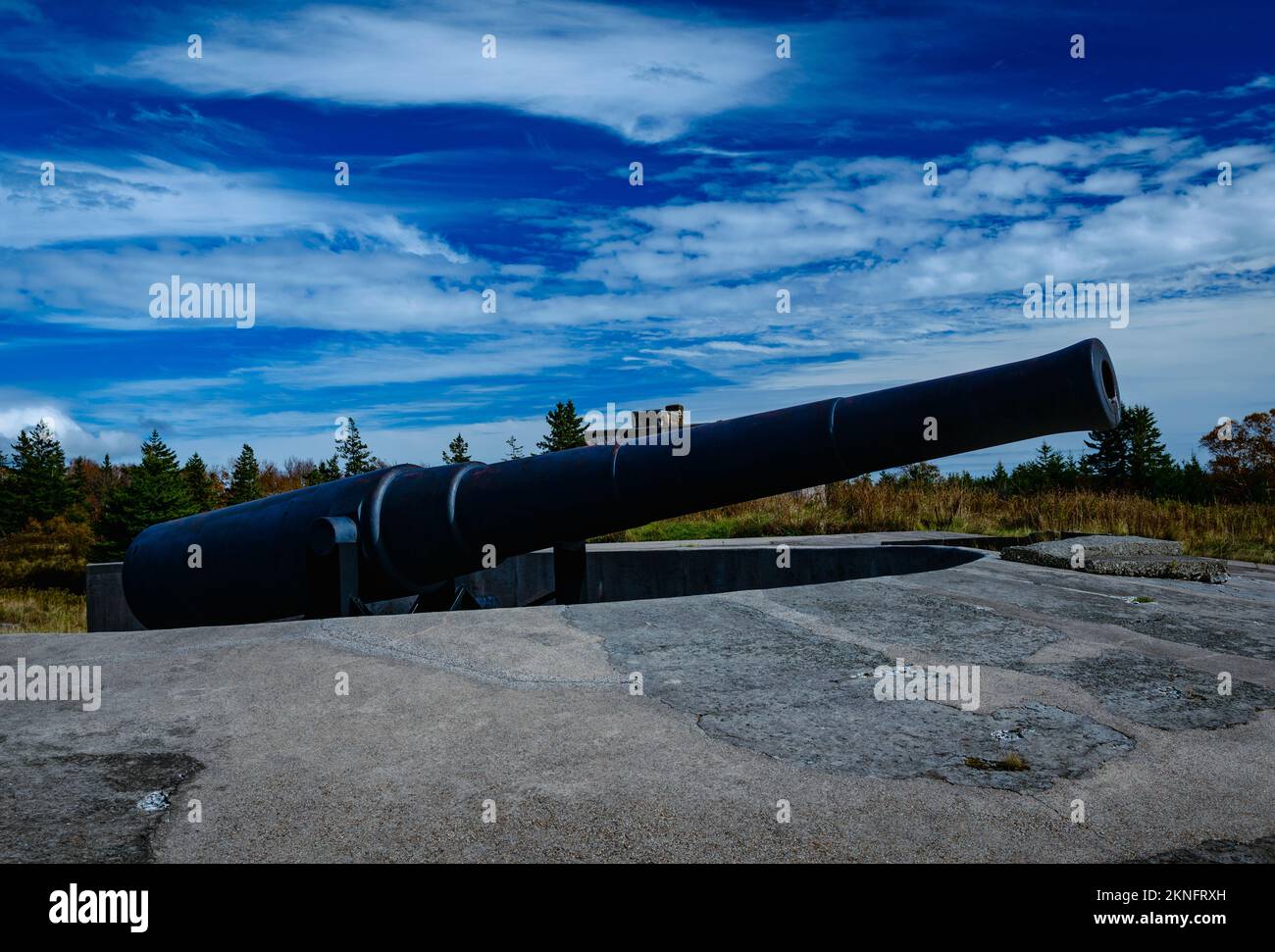 10-inch 32-ton Mk. I Breechloading Gun (Serial No. 5), at Fort McNab ...