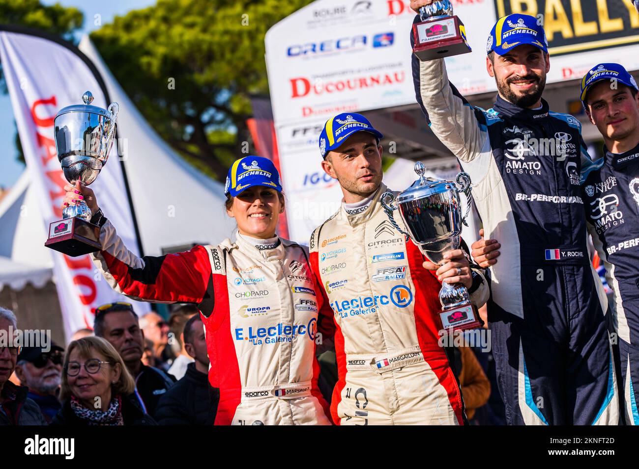 MARGAILLAN Hugo, MARSAULT Laetitia, Citroën C3 Rally2, portrait during ...