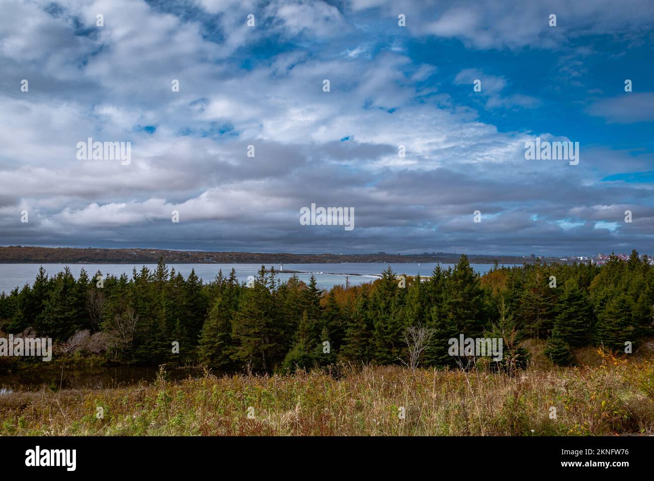 landscape view of mcnabs island and halifax harbour Stock Photo - Alamy