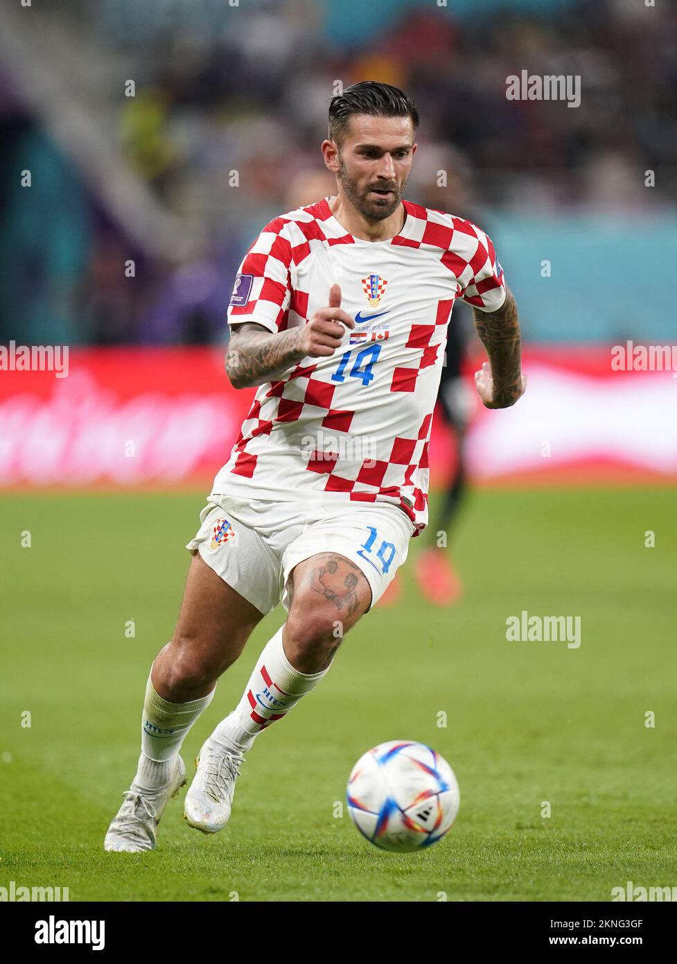 Croatia's Marko Livaja during the FIFA World Cup Group F match at the ...