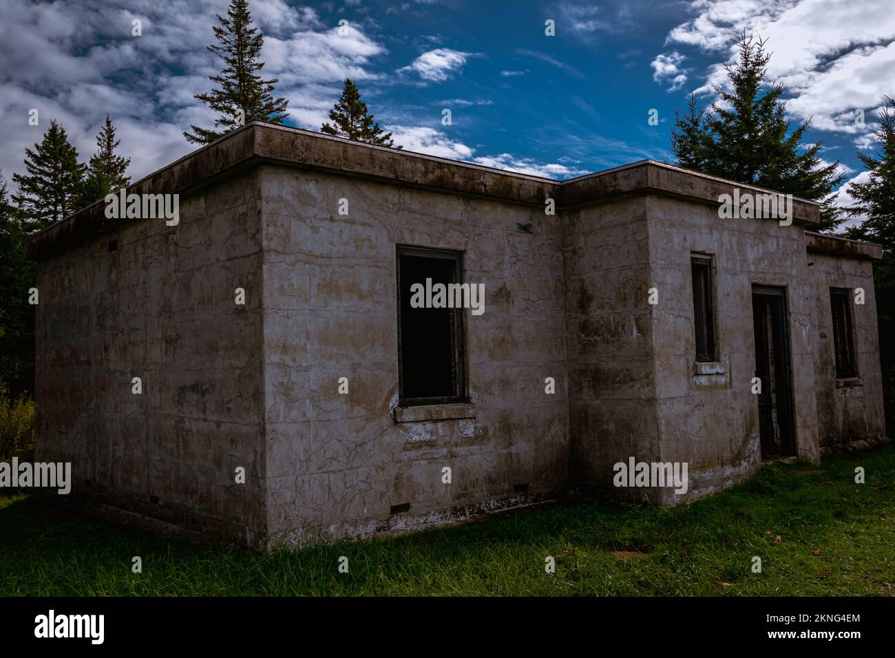 Abandoned building at Fort McNab National Historic Site McNabs Island ...