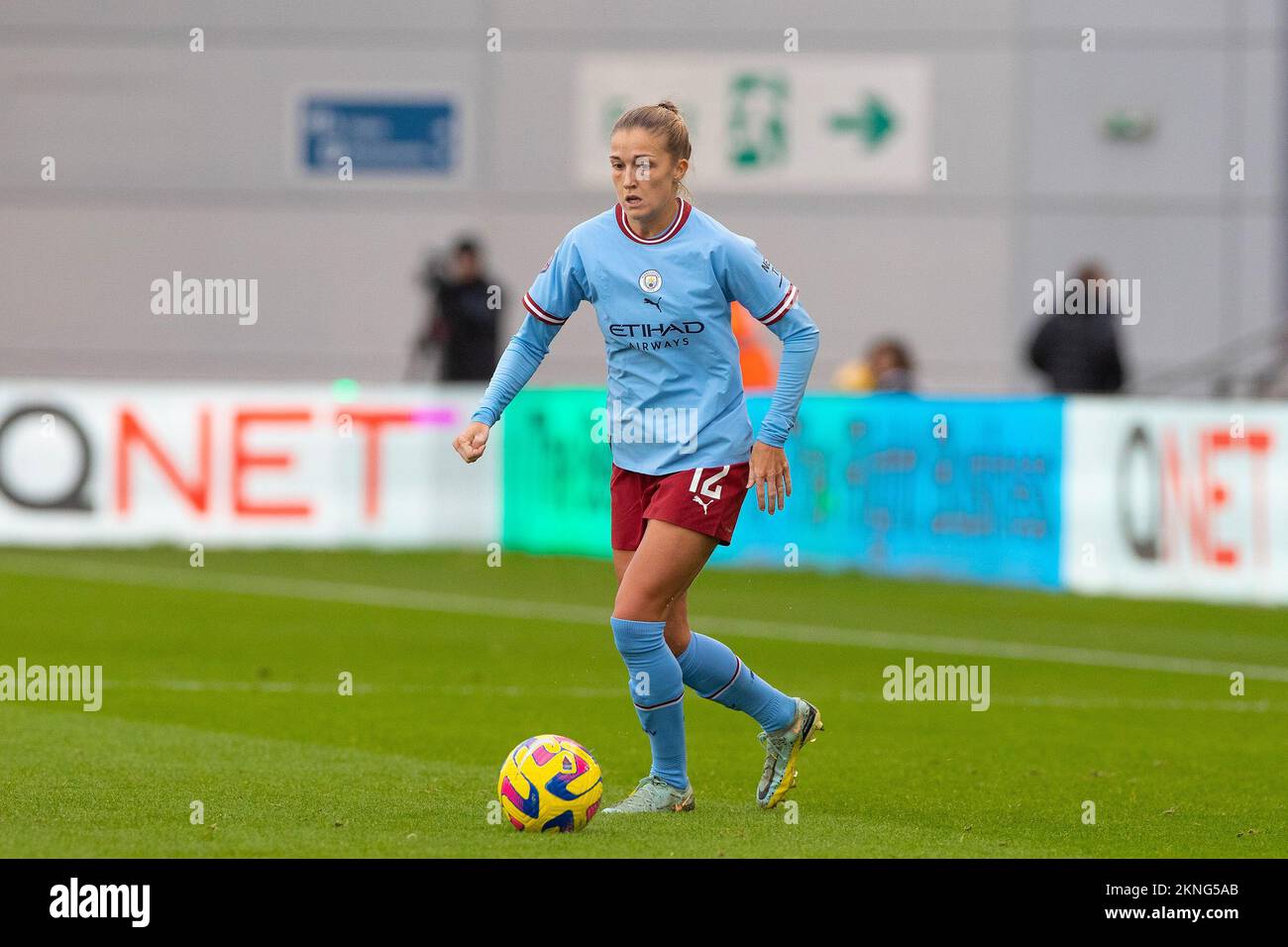Manchester, UK. Sunday 27th November 2022. Filippa Angeldahl #12 of ...