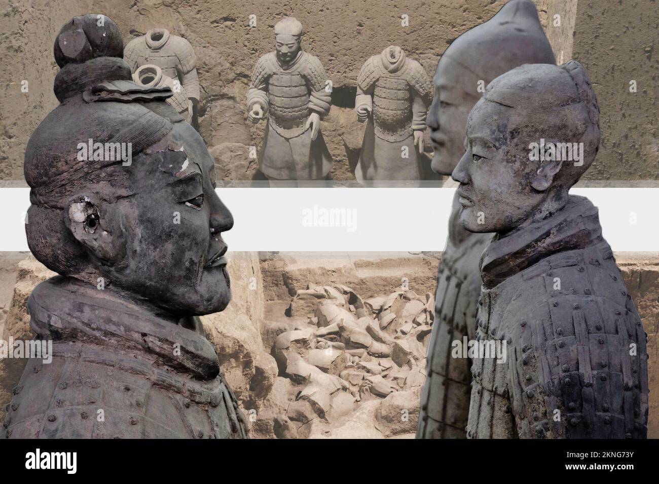 The Terracotta Army is a set of statues placed in the mausoleum of the ...