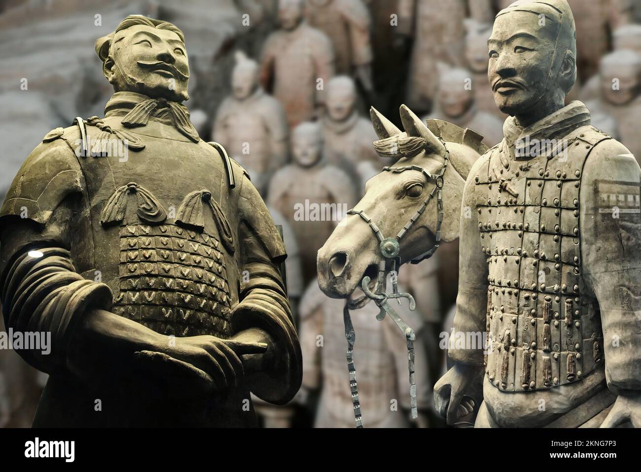 The Terracotta Army is a set of statues placed in the mausoleum of the ...