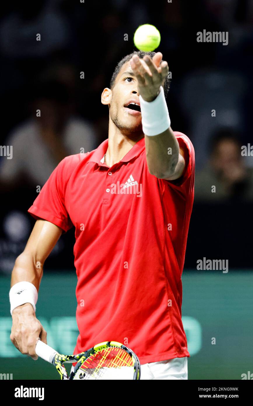 27 November 2022, Spain, Málaga: Tennis, Men: Davis Cup - Final, Auger ...