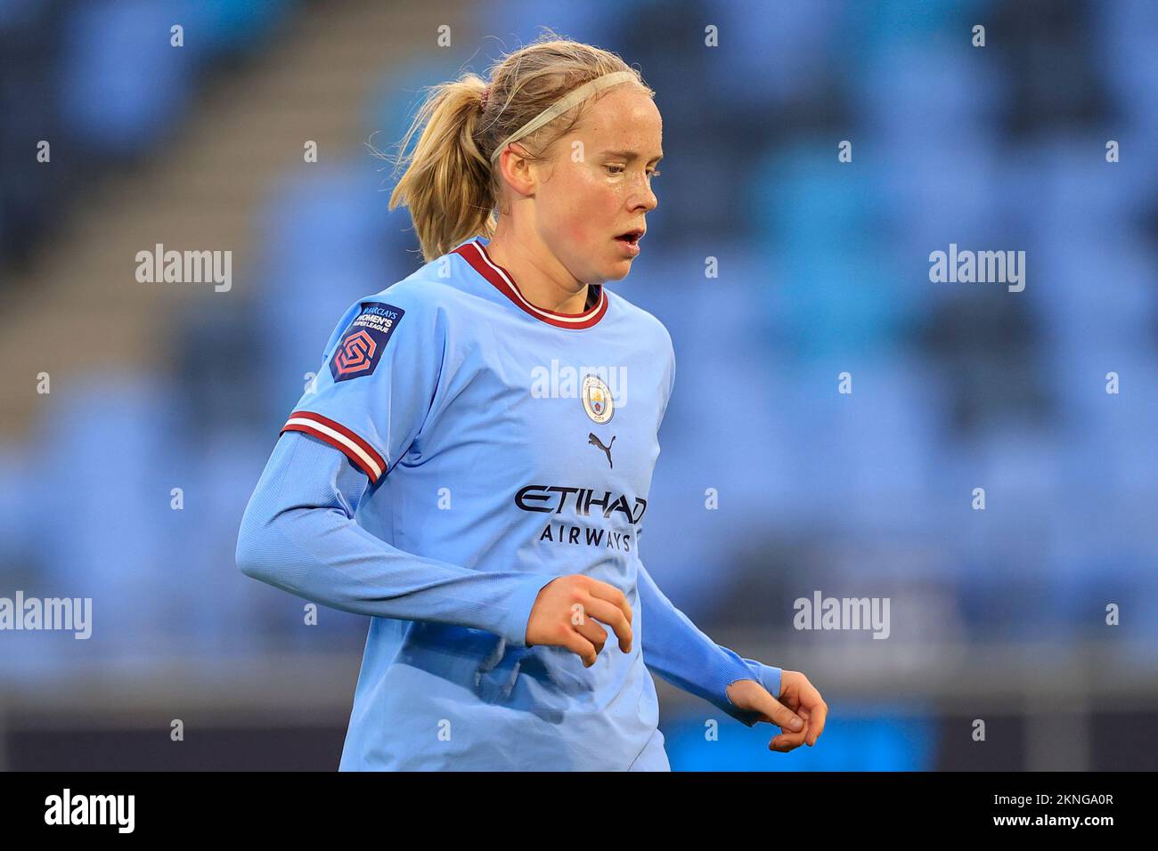 Manchester, UK. 27th Nov, 2022. Julie Blakstad #41 of Manchester City ...