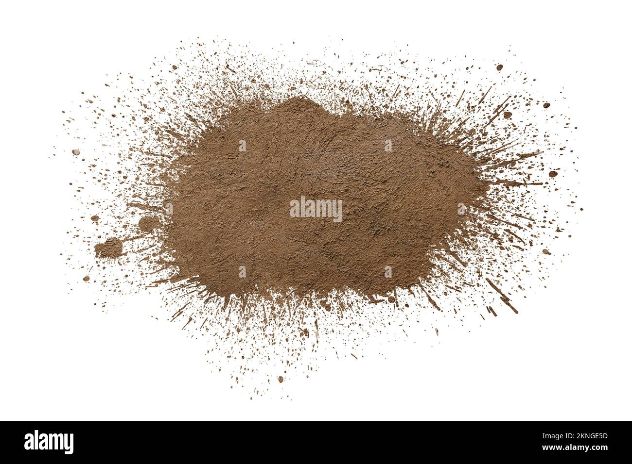 mud splash isolated on white background Stock Photo - Alamy