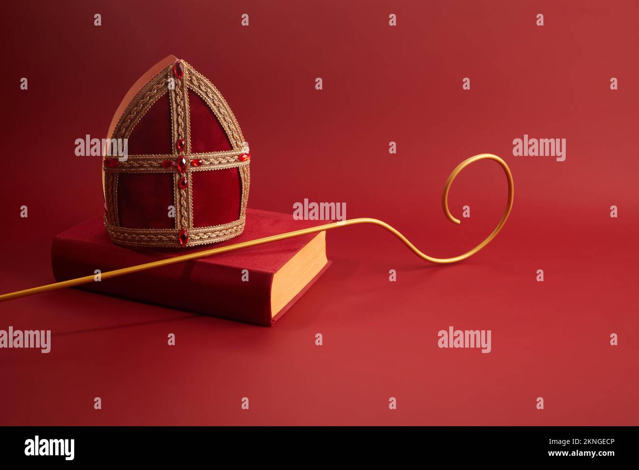 6th december Saint Nicholas Day - Sinterklaas. St Nicholas mitre and ...