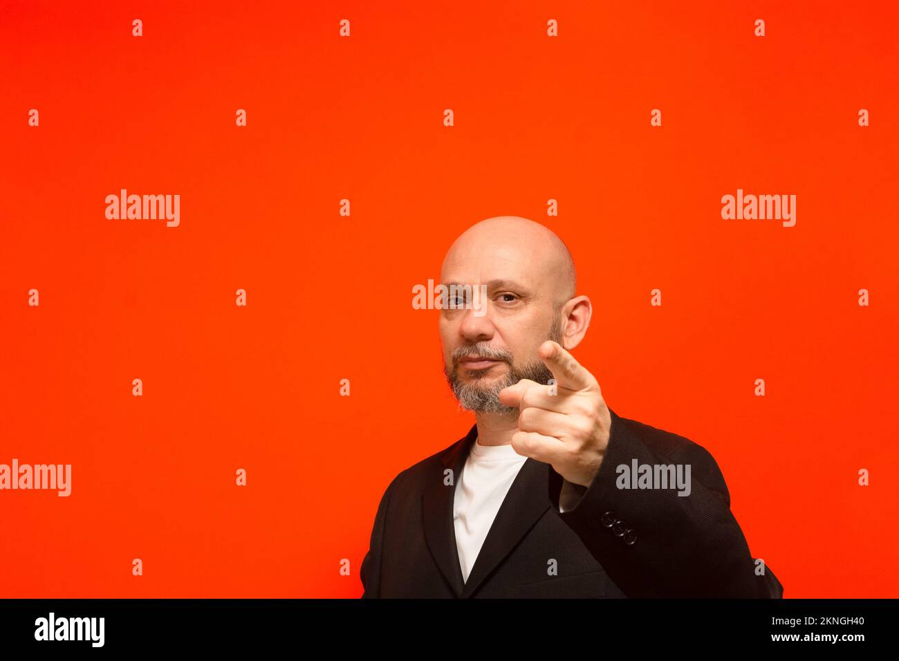Bald business man hi-res stock photography and images - Alamy