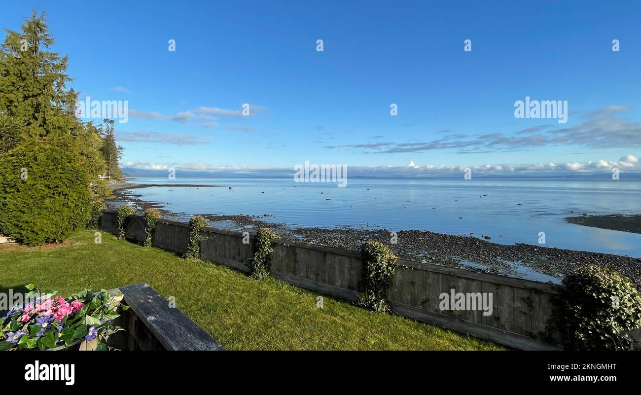 East Coast of Vancouver Island in Qualicum Beach, British Columbia ...