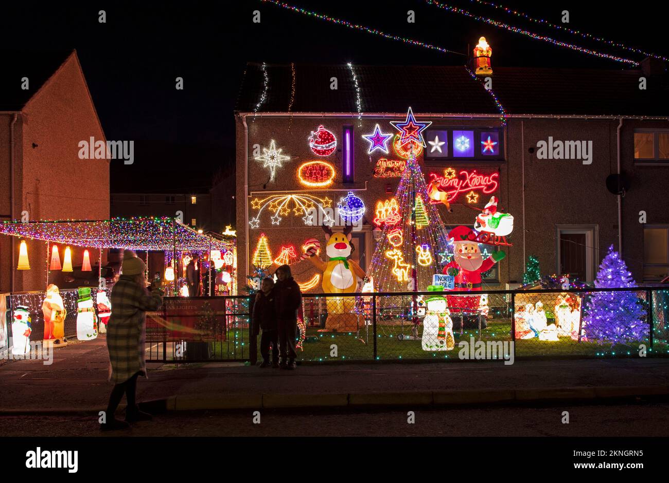 Stunning displays christmas decorations hi-res stock photography and ...